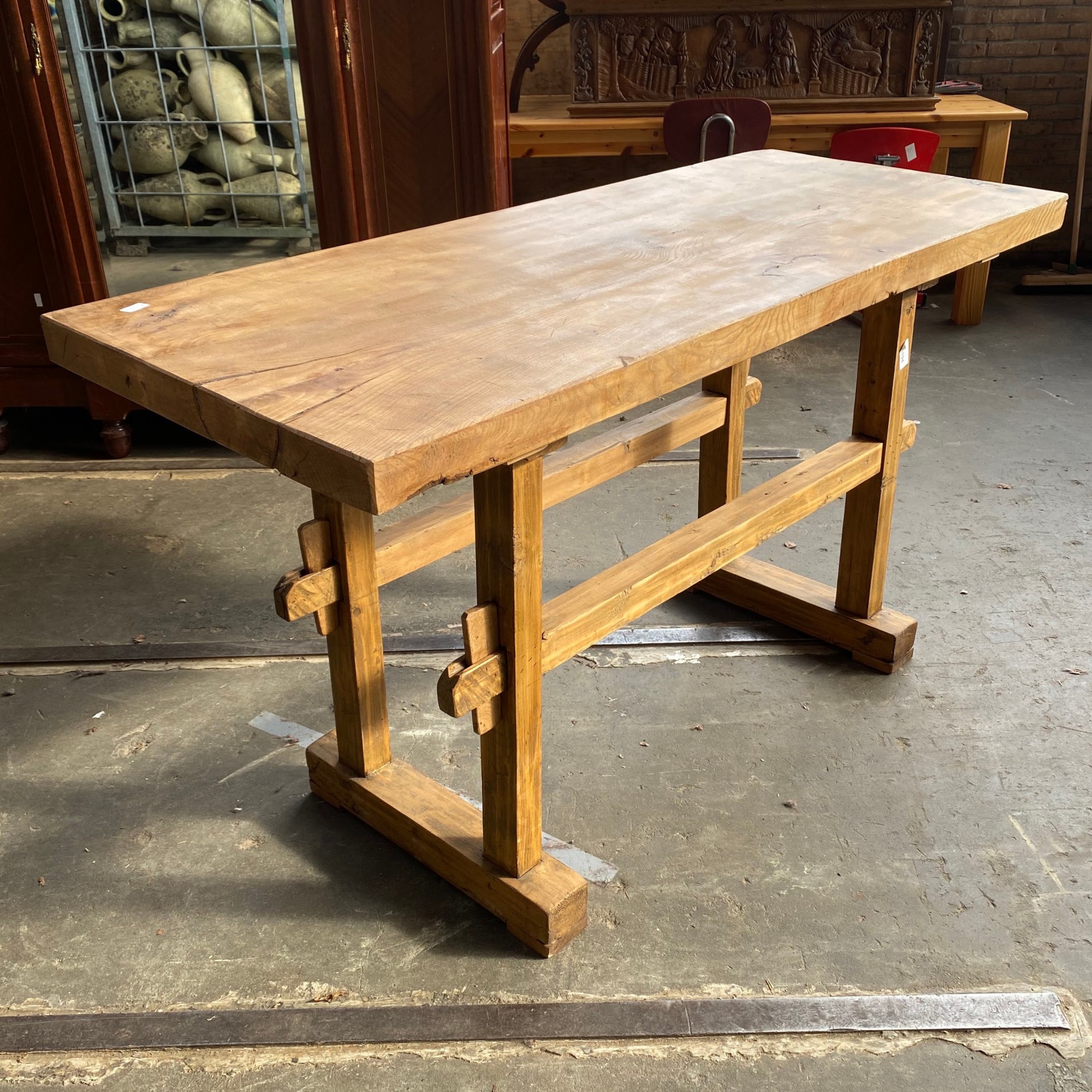 Houten Werktafel Van Dijk And Ko
