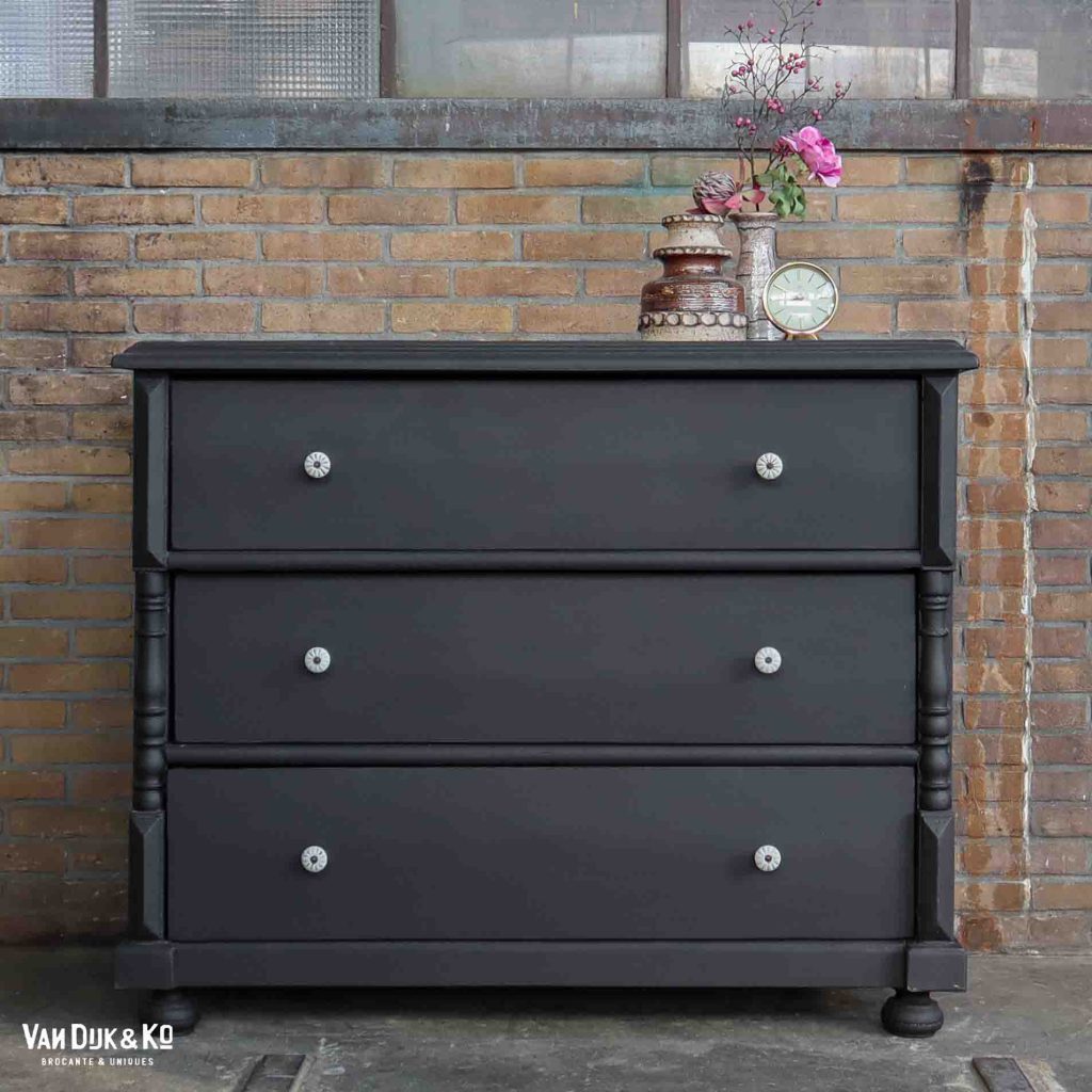 Zwarte ladekast » Van Dijk & Ko